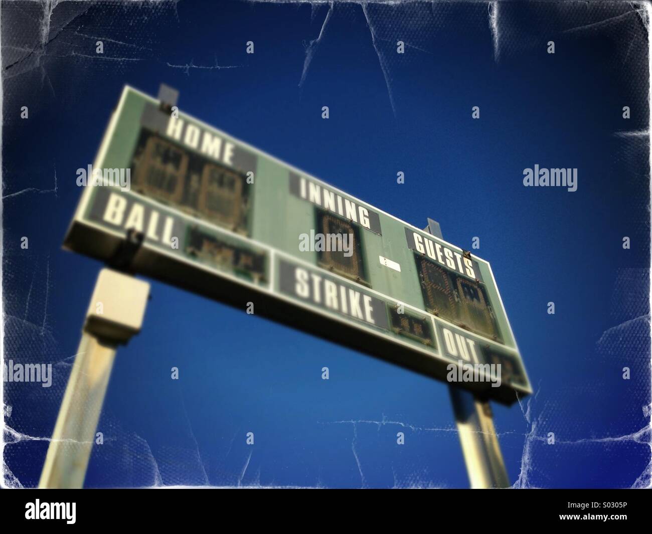 Tableau de score de baseball Banque de photographies et d’images à ...