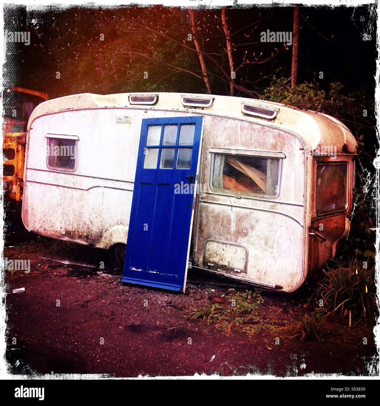 Caravan door Banque de photographies et d’images à haute résolution - Alamy