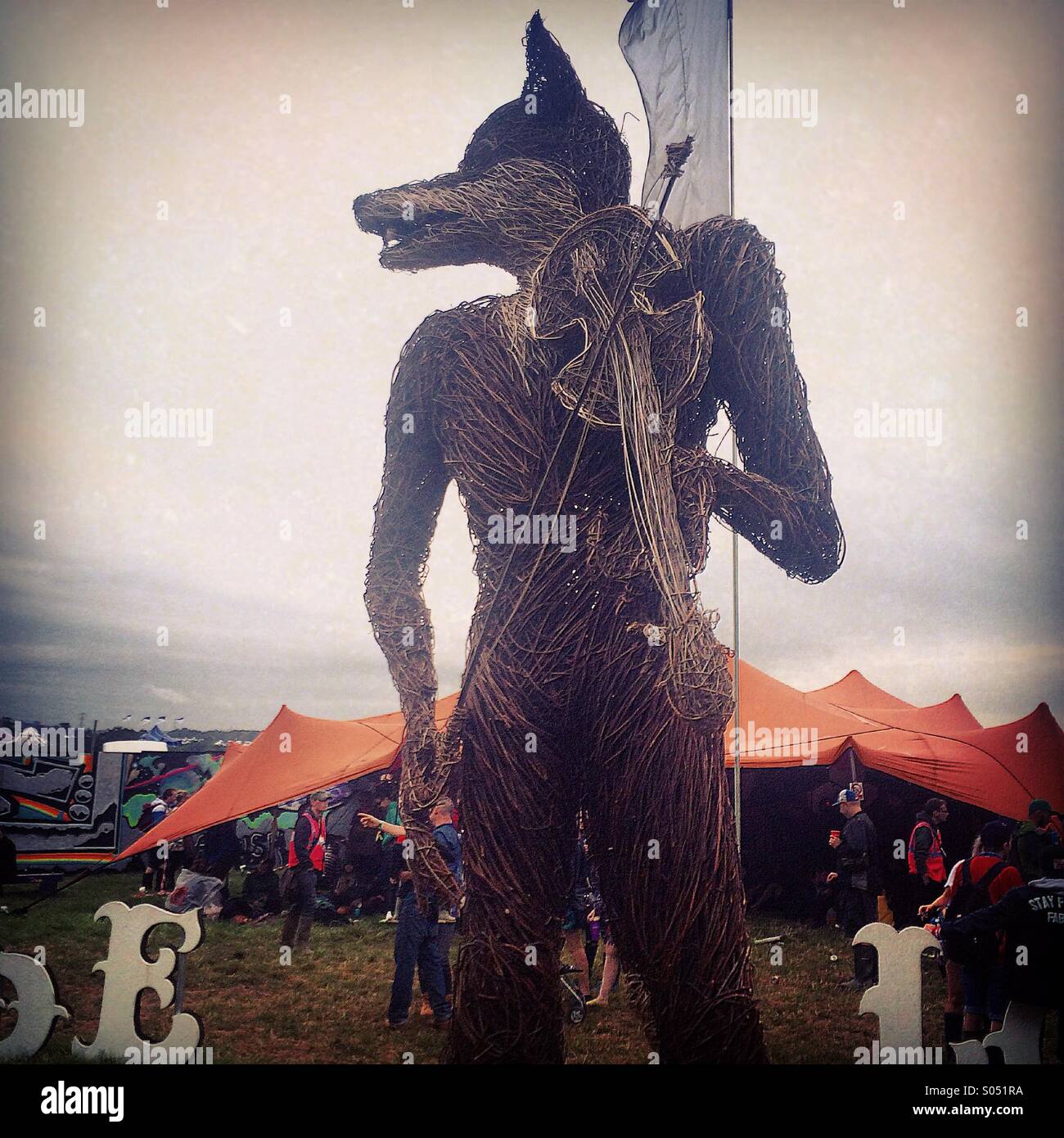 Wicker statue Banque de photographies et d’images à haute résolution ...