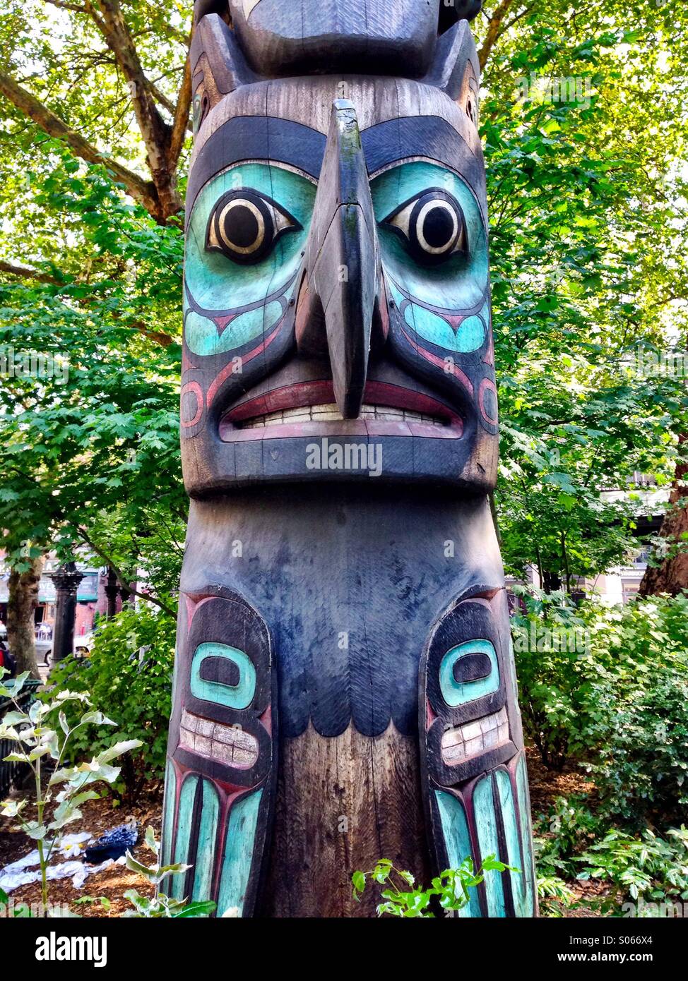 Totem de seattle Banque de photographies et d’images à haute résolution ...