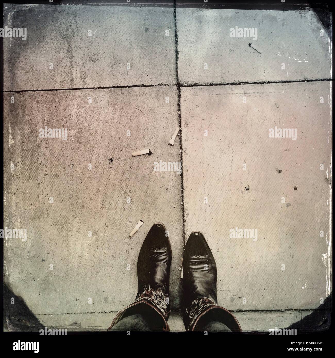 Pause cigarette bureaux Banque de photographies et d’images à haute ...