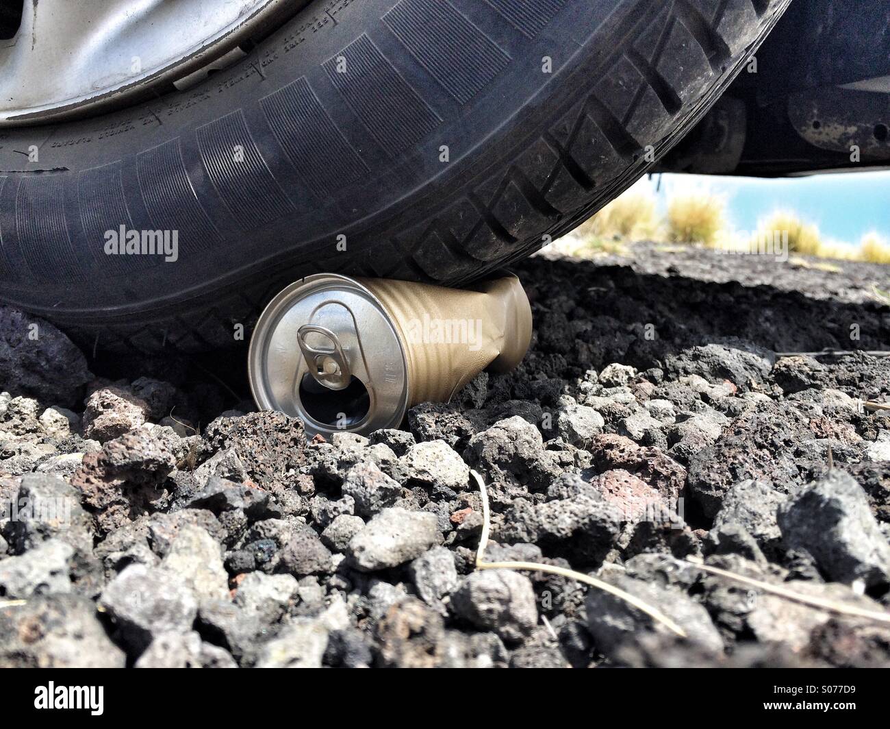 Canette aplatie Banque de photographies et d’images à haute résolution ...