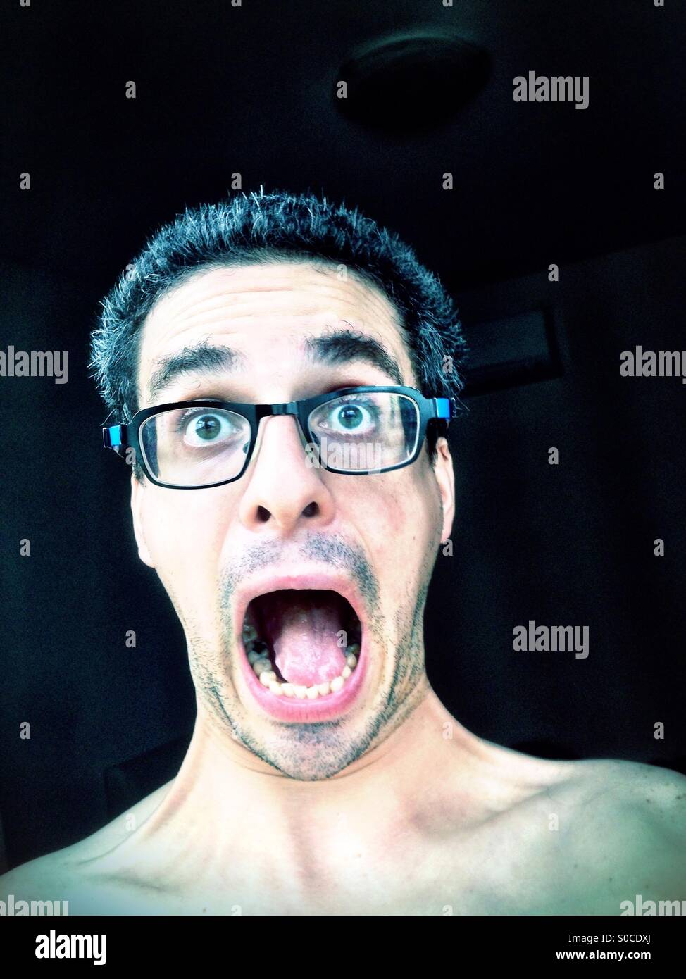 Le Visage Des Yeux Banque d'image et photos - Alamy