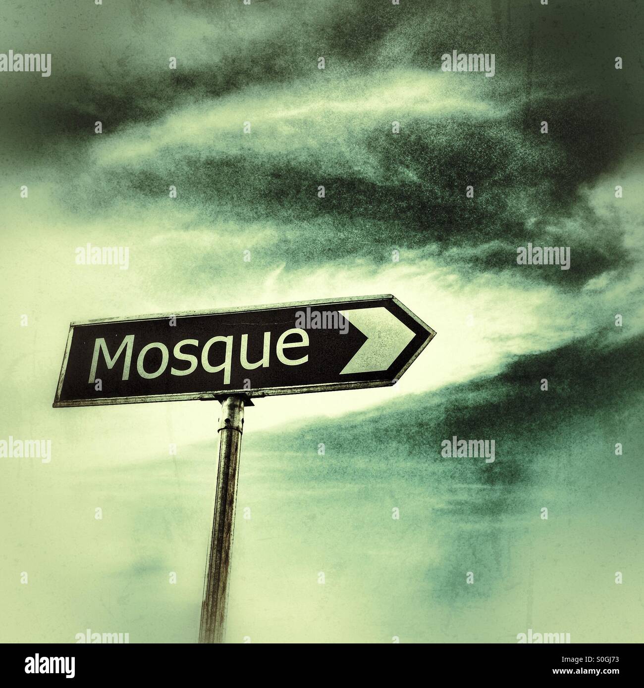 Signe de la mosquée Photo Stock - Alamy