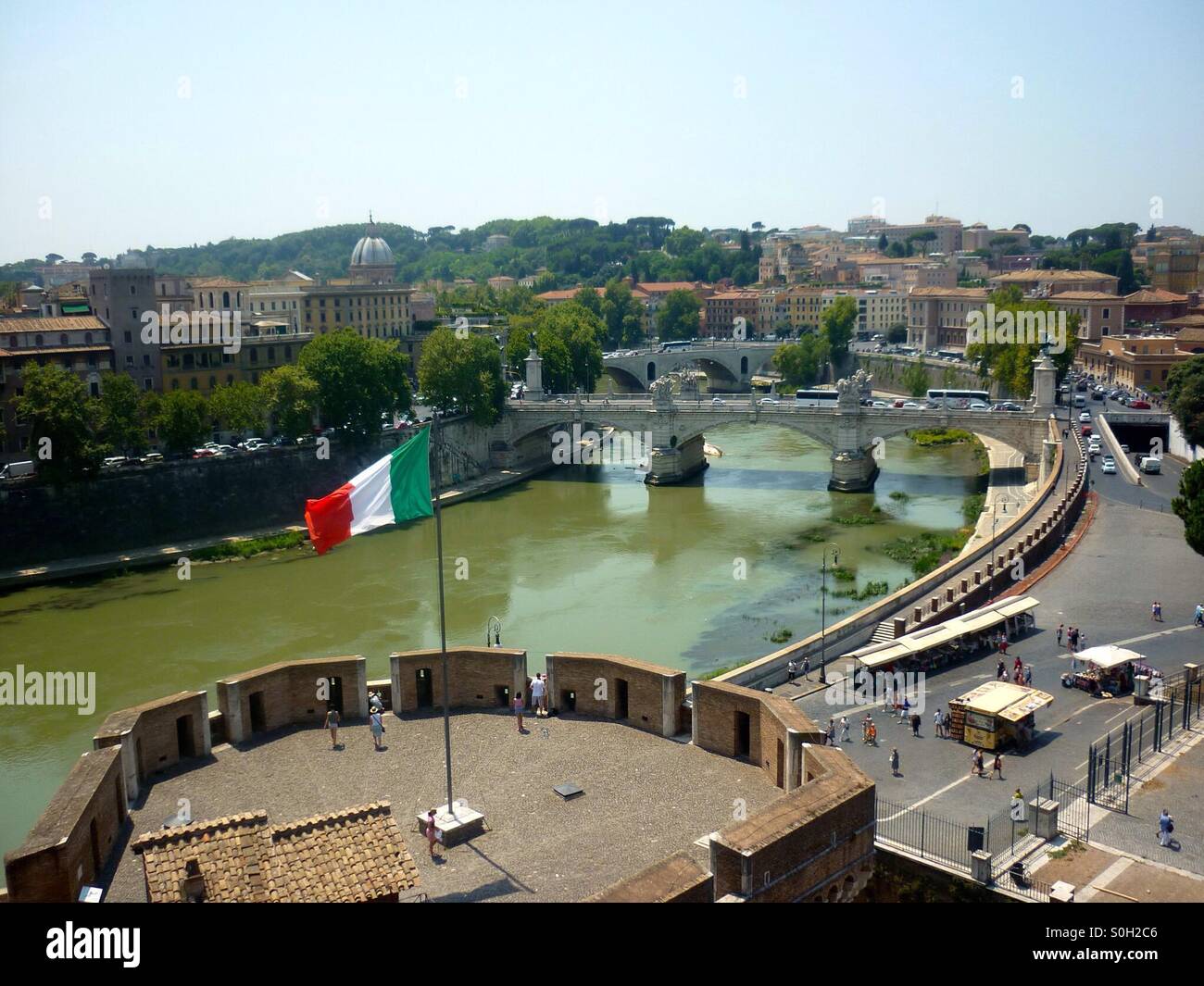 Drapeau de la ville de rome Banque de photographies et d’images à haute ...