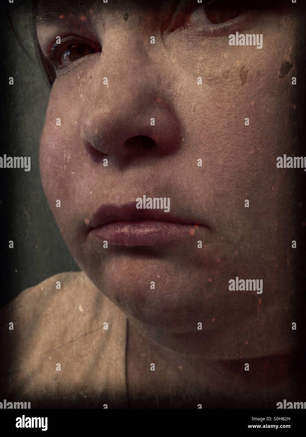 Visage enflee Banque de photographies et d’images à haute résolution ...