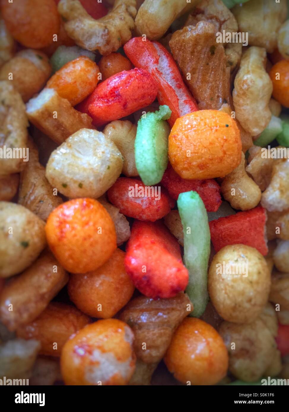 Craquelins de riz collation Banque de photographies et d’images à haute ...