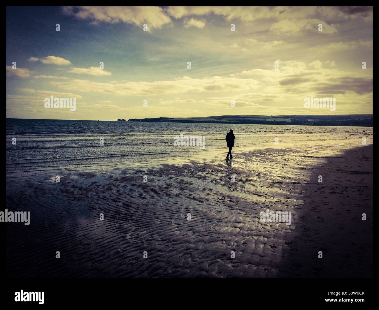 Promenade sur la plage Banque de photographies et d’images à haute ...