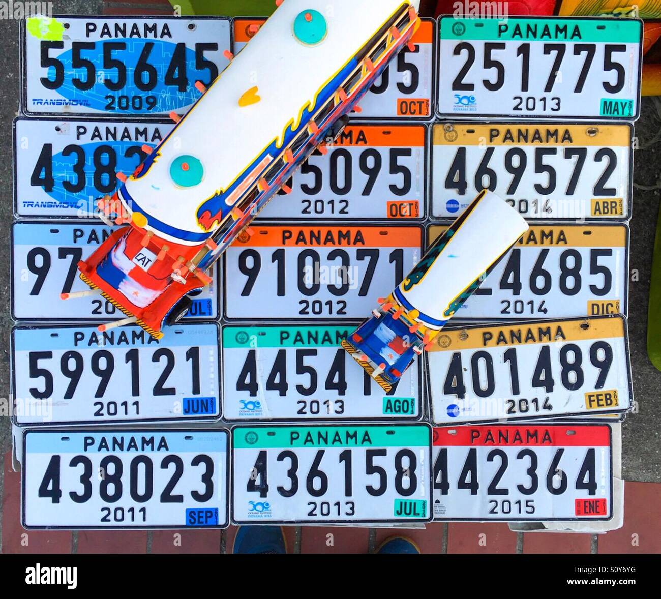 Panama license plates Banque de photographies et d’images à haute ...