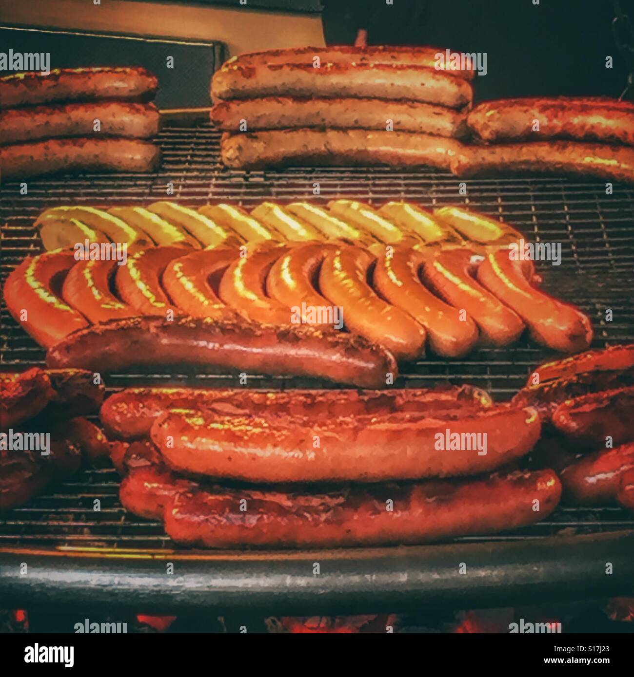 German sausages Banque de photographies et d’images à haute résolution - Alamy