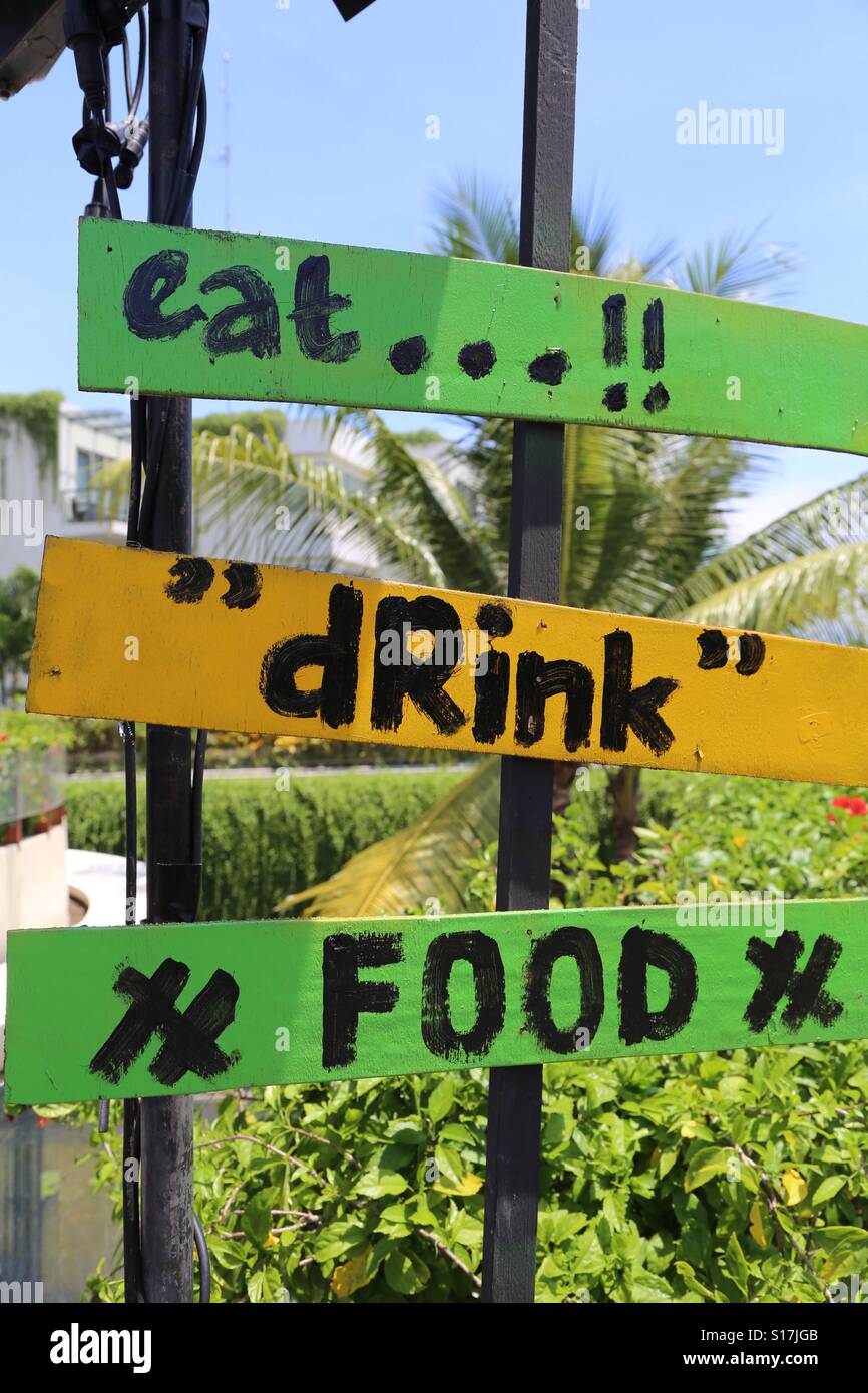 Manger boire manger boire Banque de photographies et d’images à haute ...