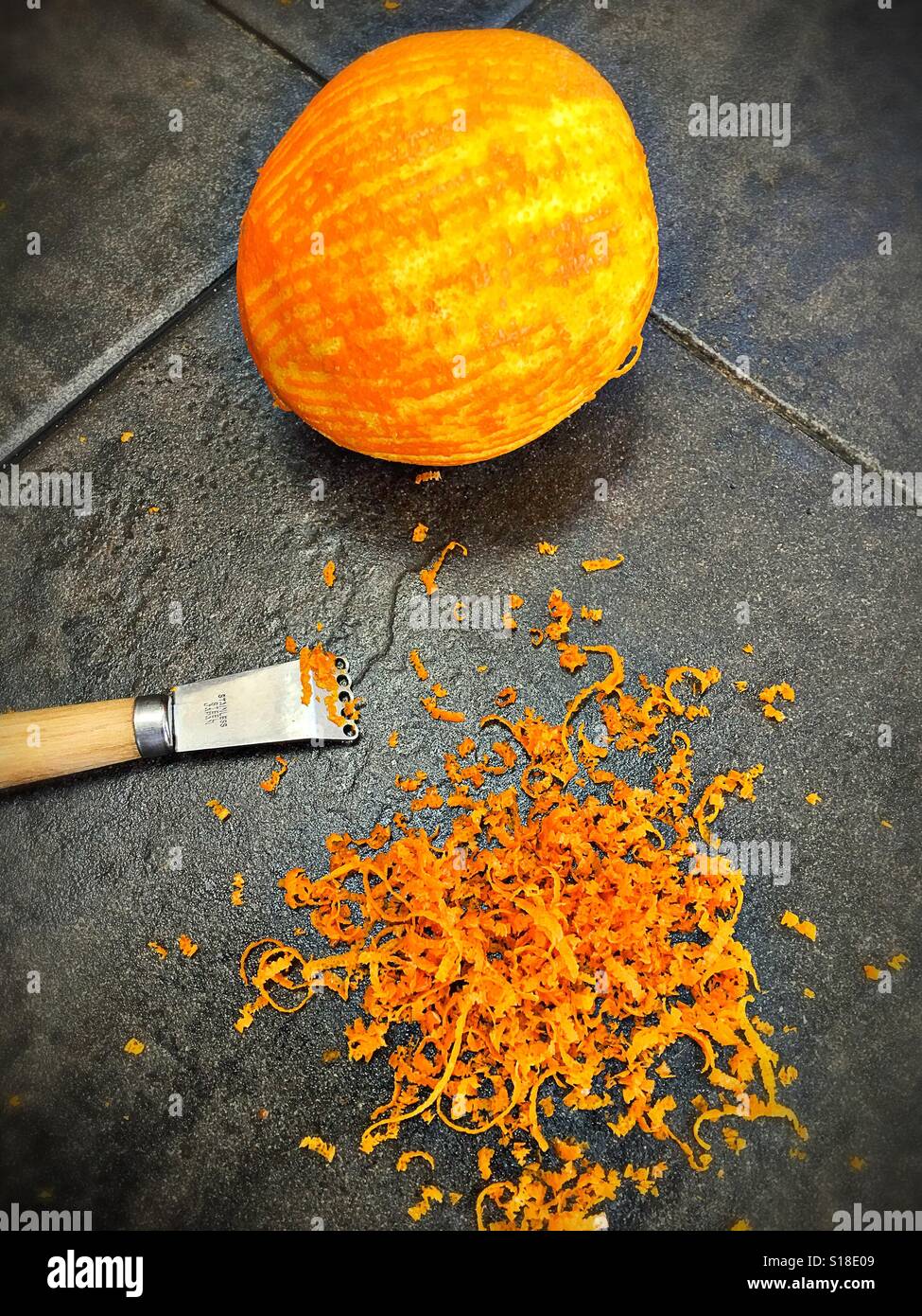 Orange zest Banque de photographies et d’images à haute résolution - Alamy