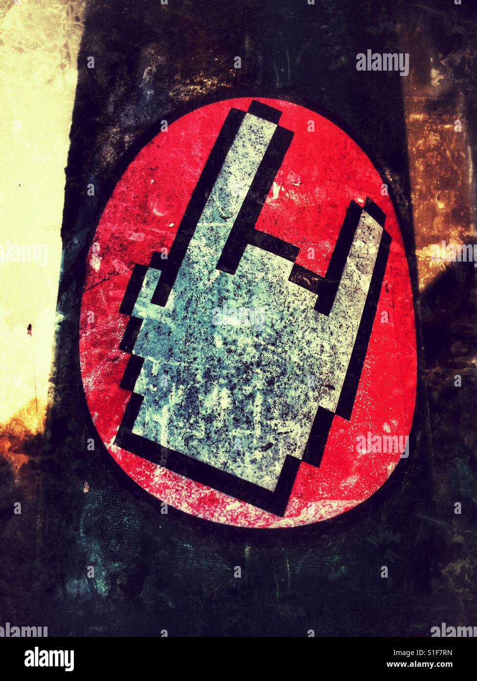 Heavy metal rock sign Banque de photographies et d’images à haute ...