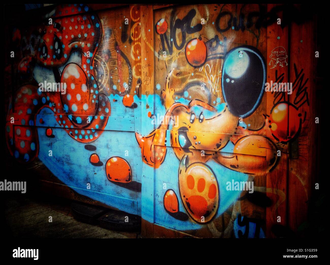 Graffiti cartoon Banque de photographies et d’images à haute résolution ...