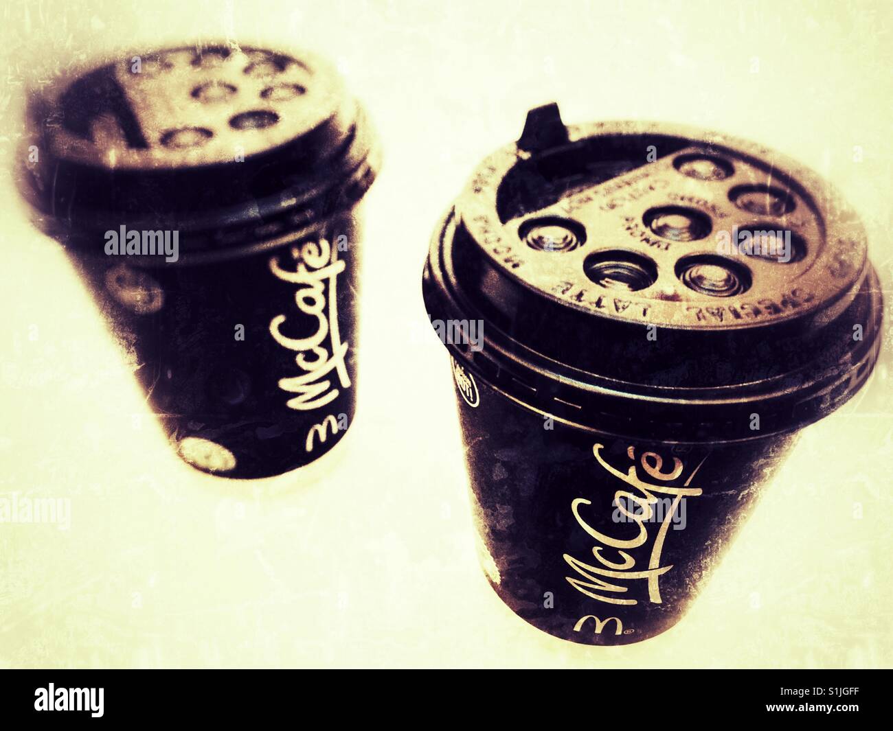 Mcdonalds mcdonald's mccafe coffee Banque de photographies et d’images ...