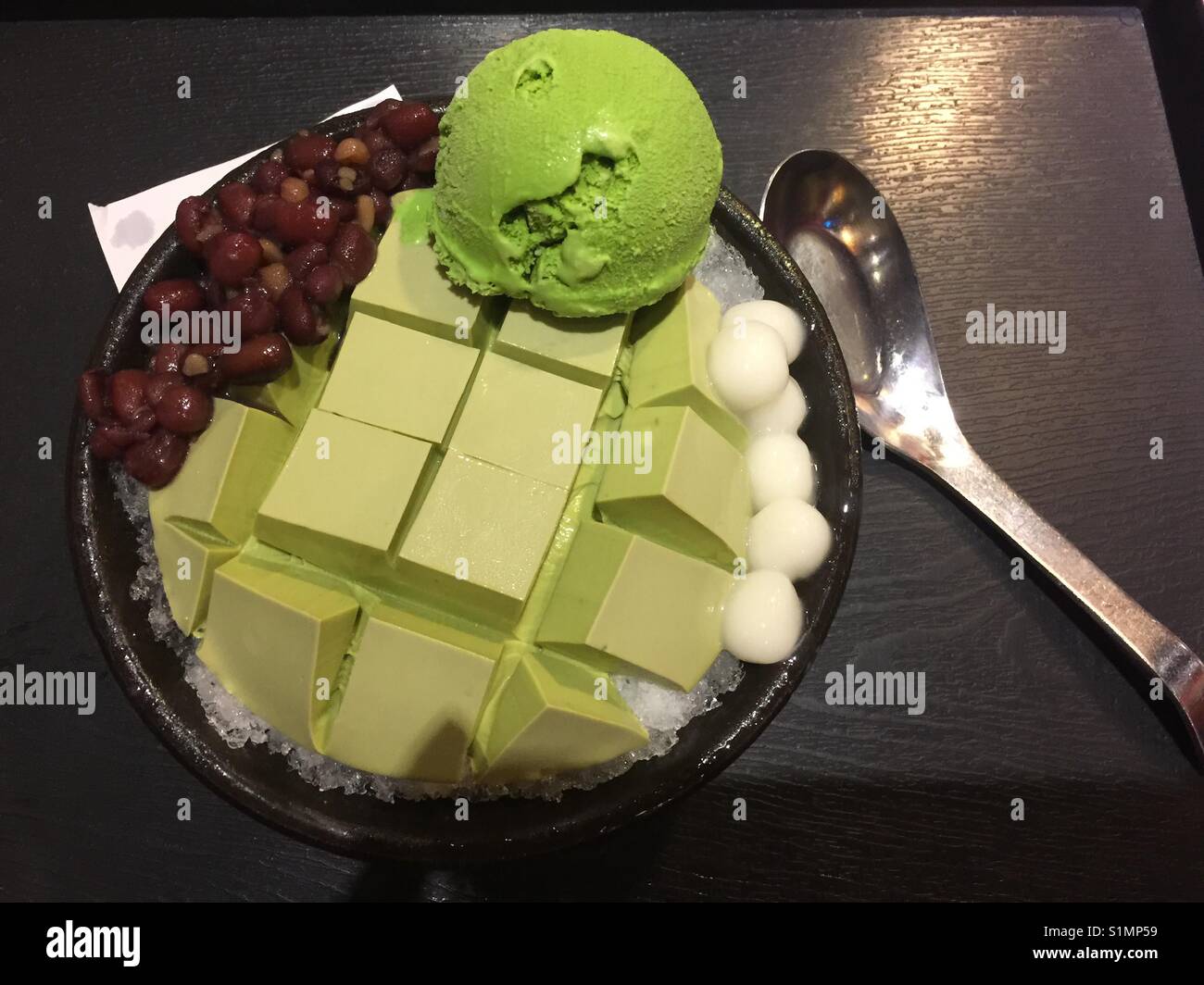 Glace aux haricots rouges Banque de photographies et d’images à haute ...