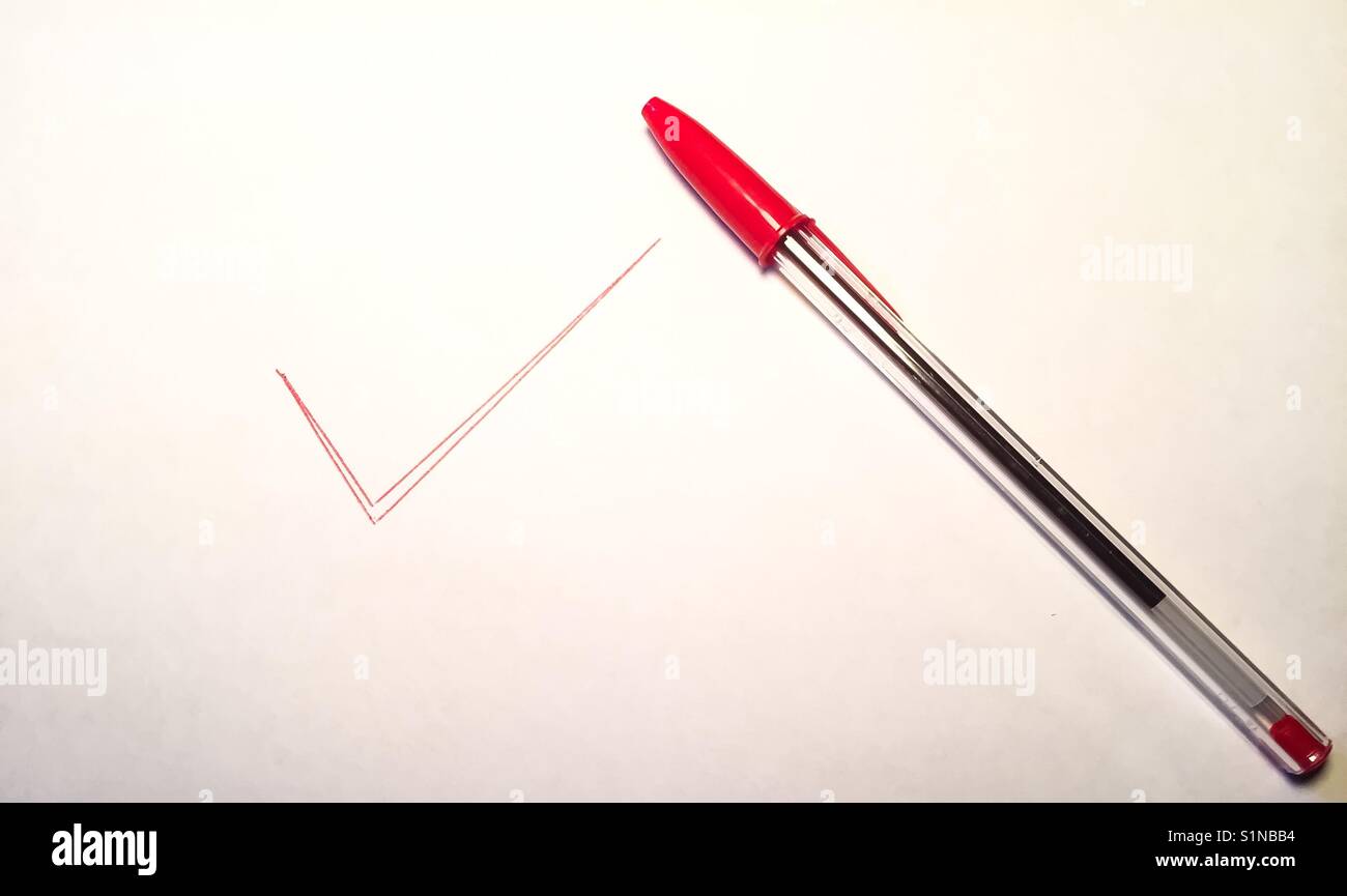 Stylo rouge Banque de photographies et d’images à haute résolution - Alamy