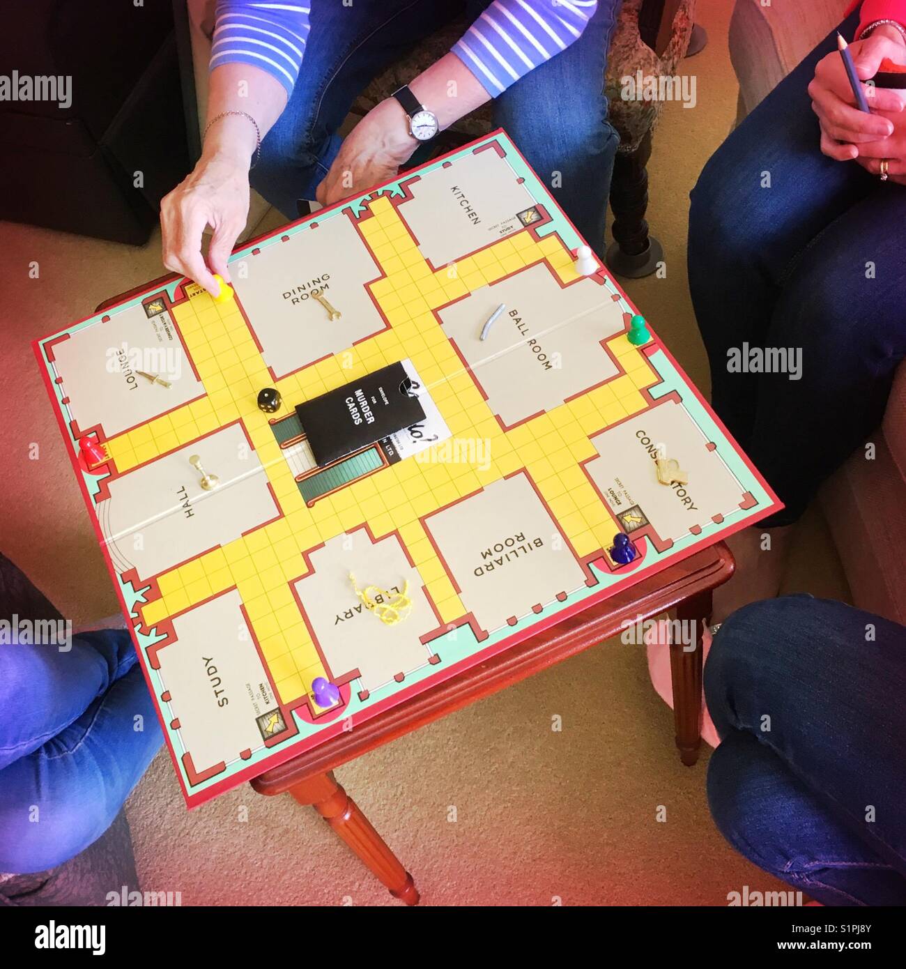 Cluedo board game library Banque de photographies et d’images à haute ...