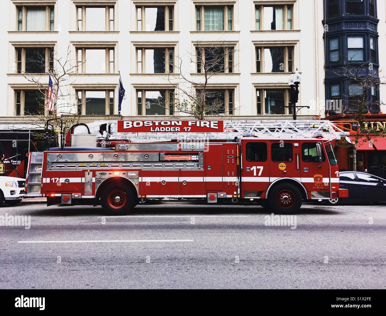 Fire truck ladder Banque de photographies et d’images à haute ...