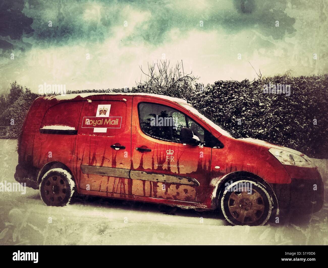 Royal mail delivery van Banque de photographies et d’images à haute ...