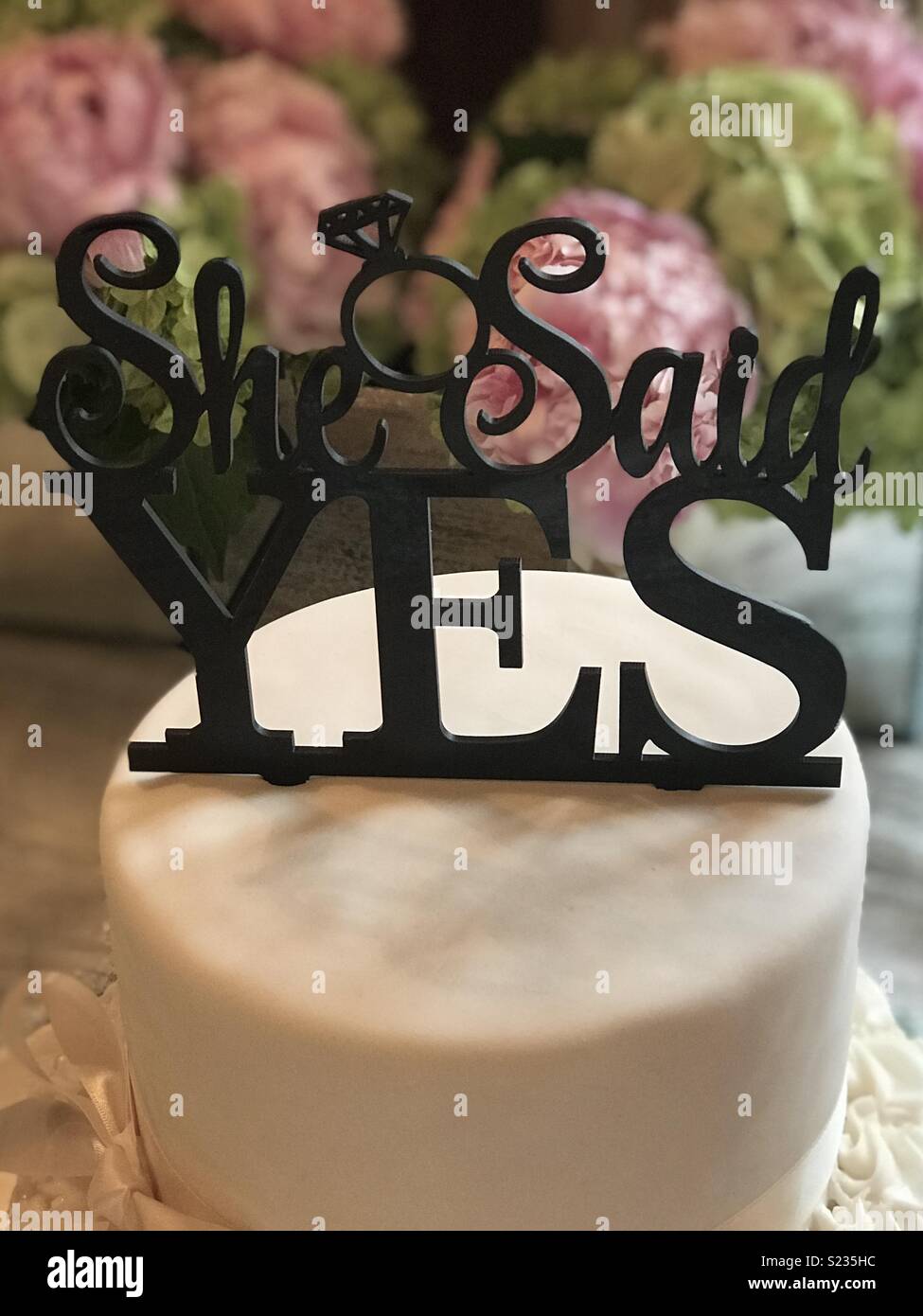 Elle a dit oui Banque de photographies et d’images à haute résolution ...