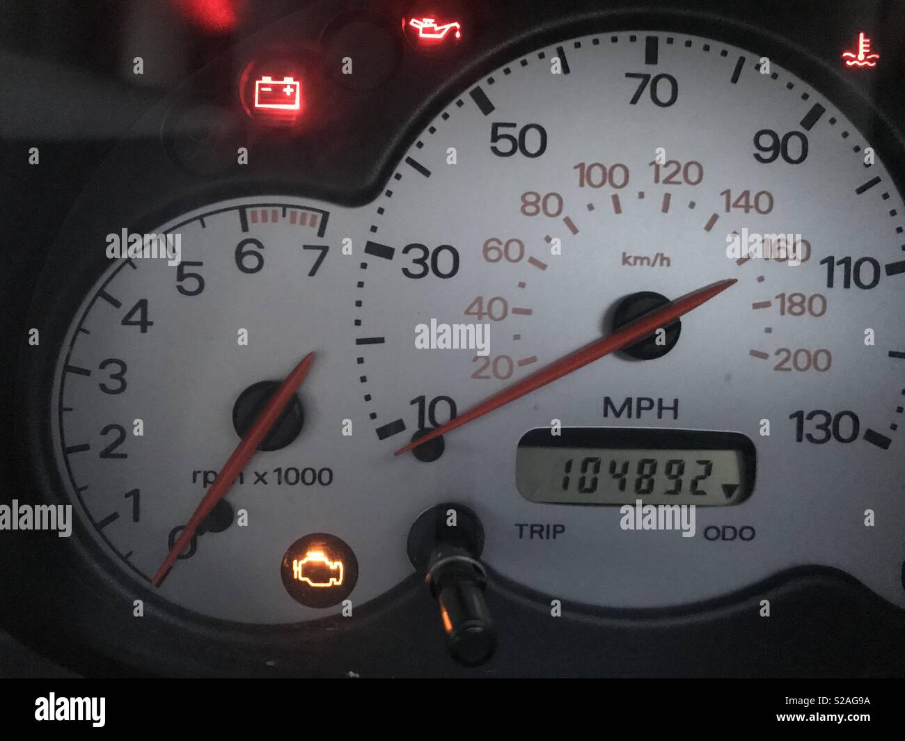 Feux de détresse voiture Banque de photographies et d’images à haute ...