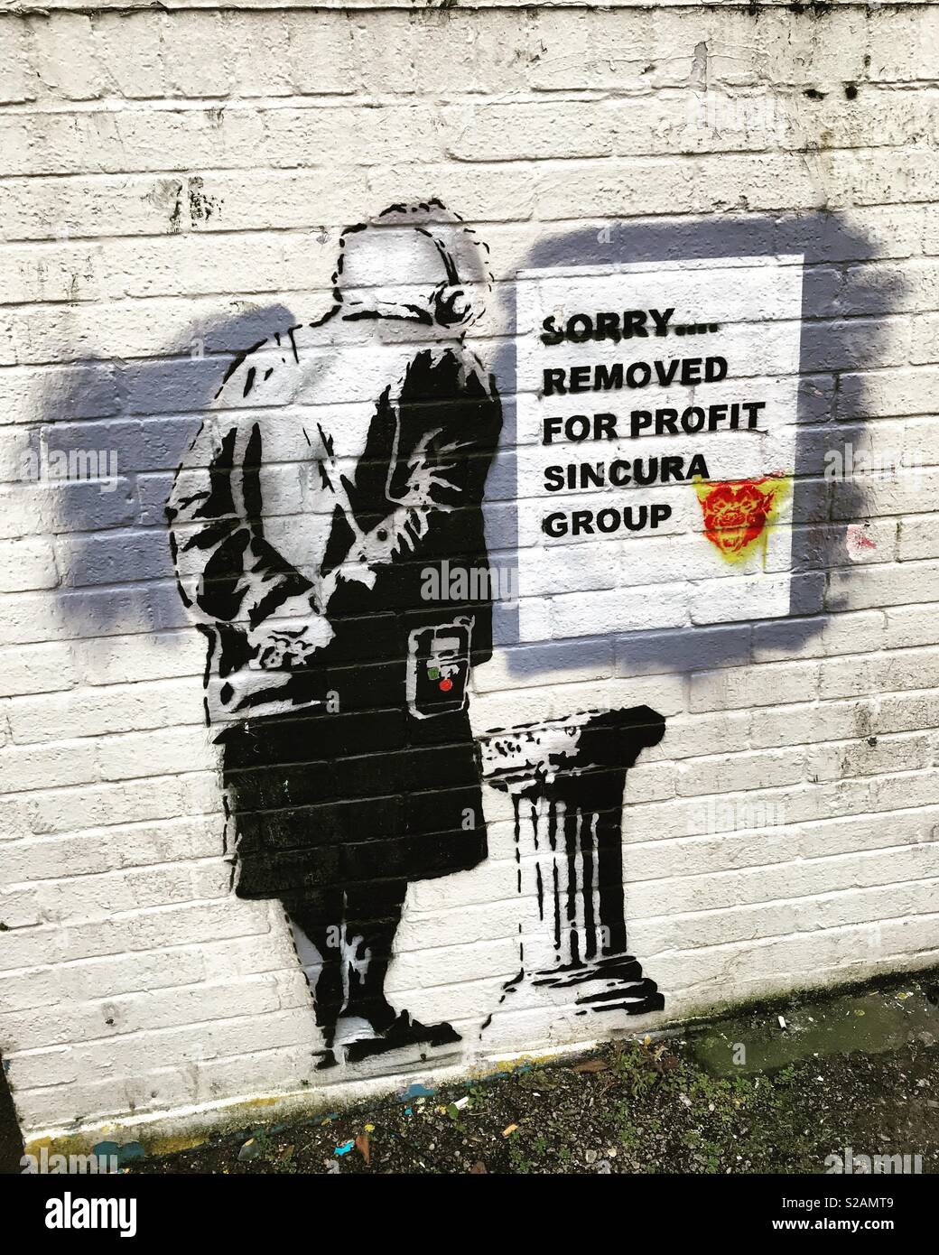 Banksy street art Banque de photographies et d’images à haute ...