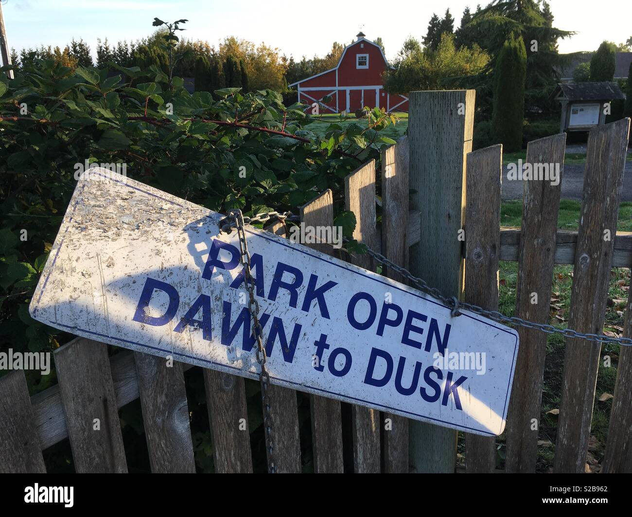 Signalisation du parc Banque de photographies et d’images à haute ...