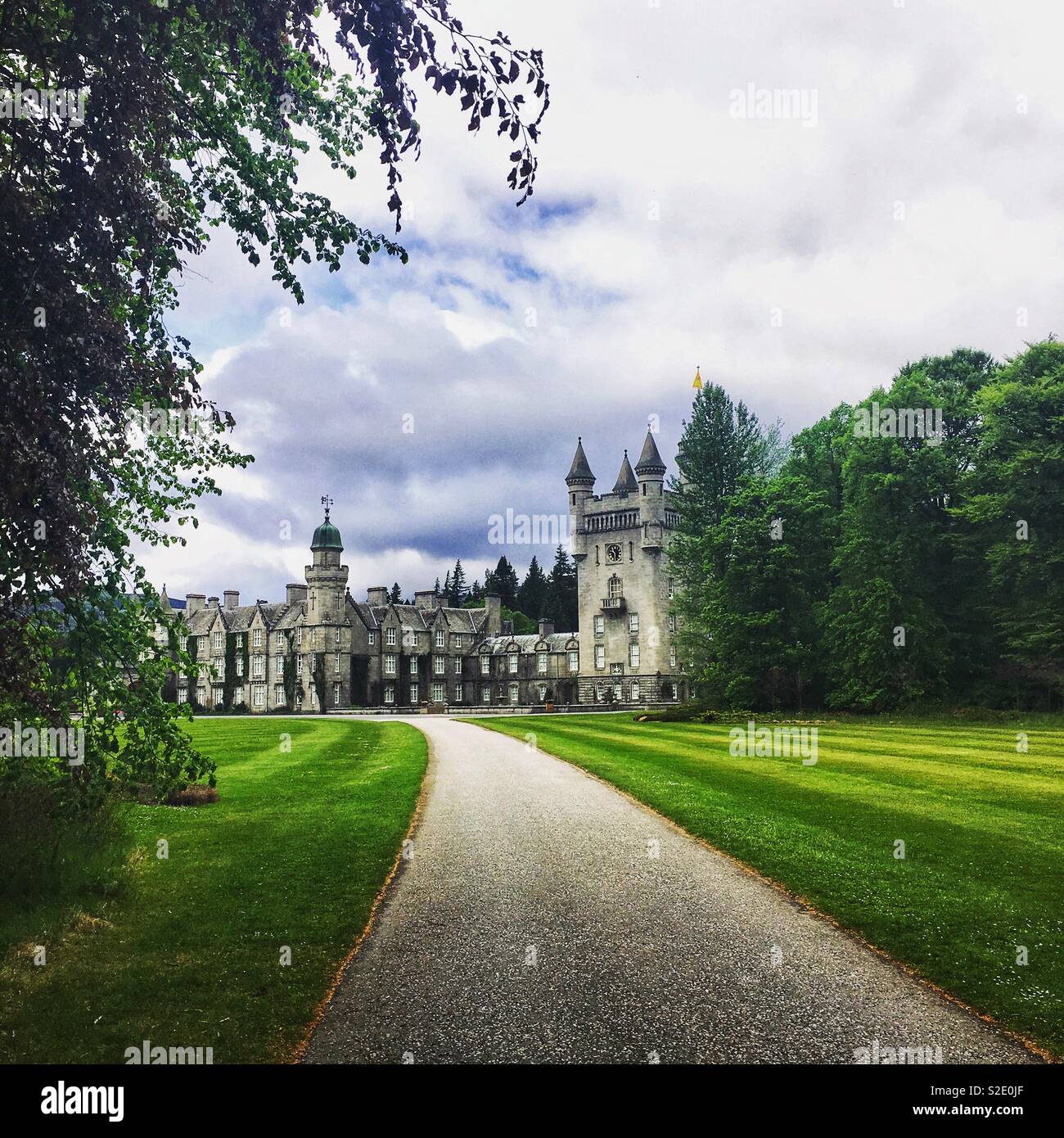 Balmoral Castle Queen Elizabeth Banque d'image et photos - Alamy