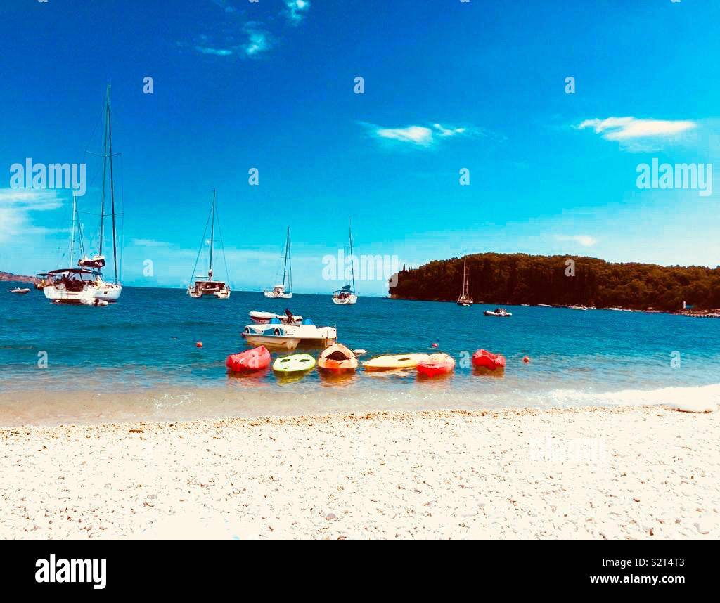 Kalami beach corfu greece Banque de photographies et d’images à haute ...
