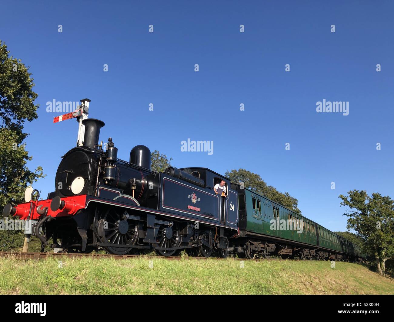 Chemin de fer de locomotive Banque de photographies et d’images à haute ...