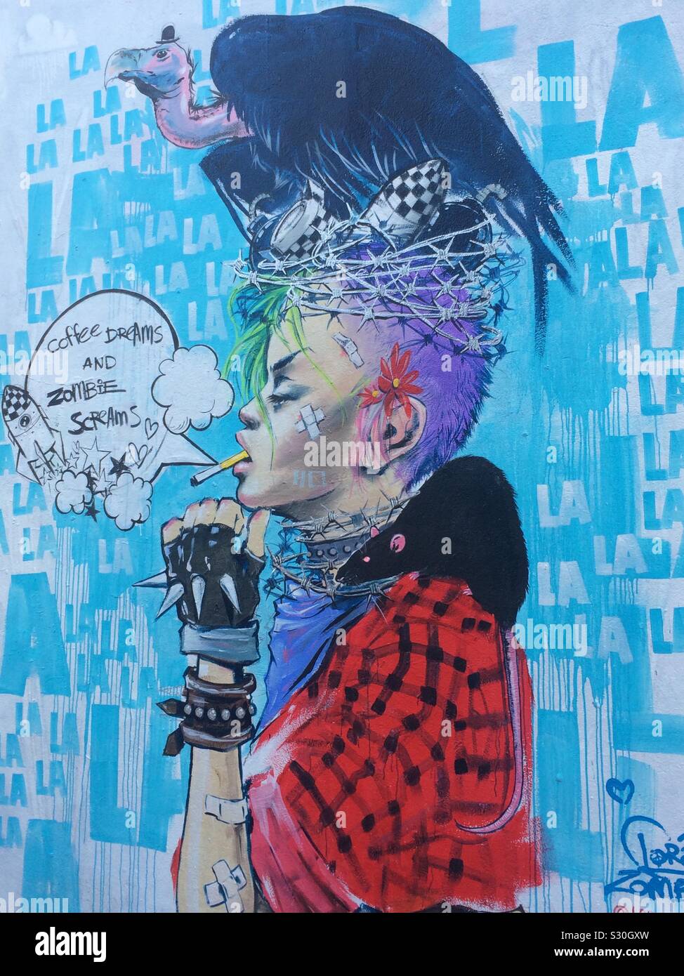 Punk graffiti Banque de photographies et d’images à haute résolution ...