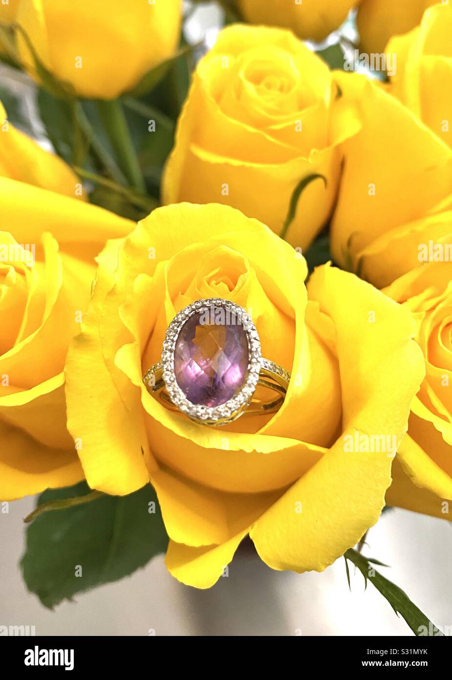 Anneaux jaunes Banque de photographies et d’images à haute résolution ...