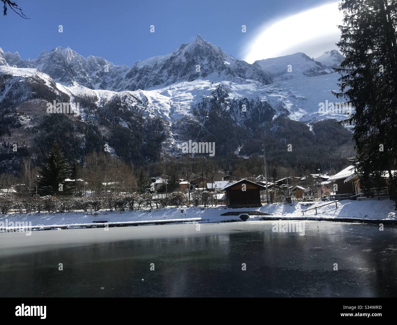 Chamonix hiver Banque de photographies et d’images à haute résolution ...