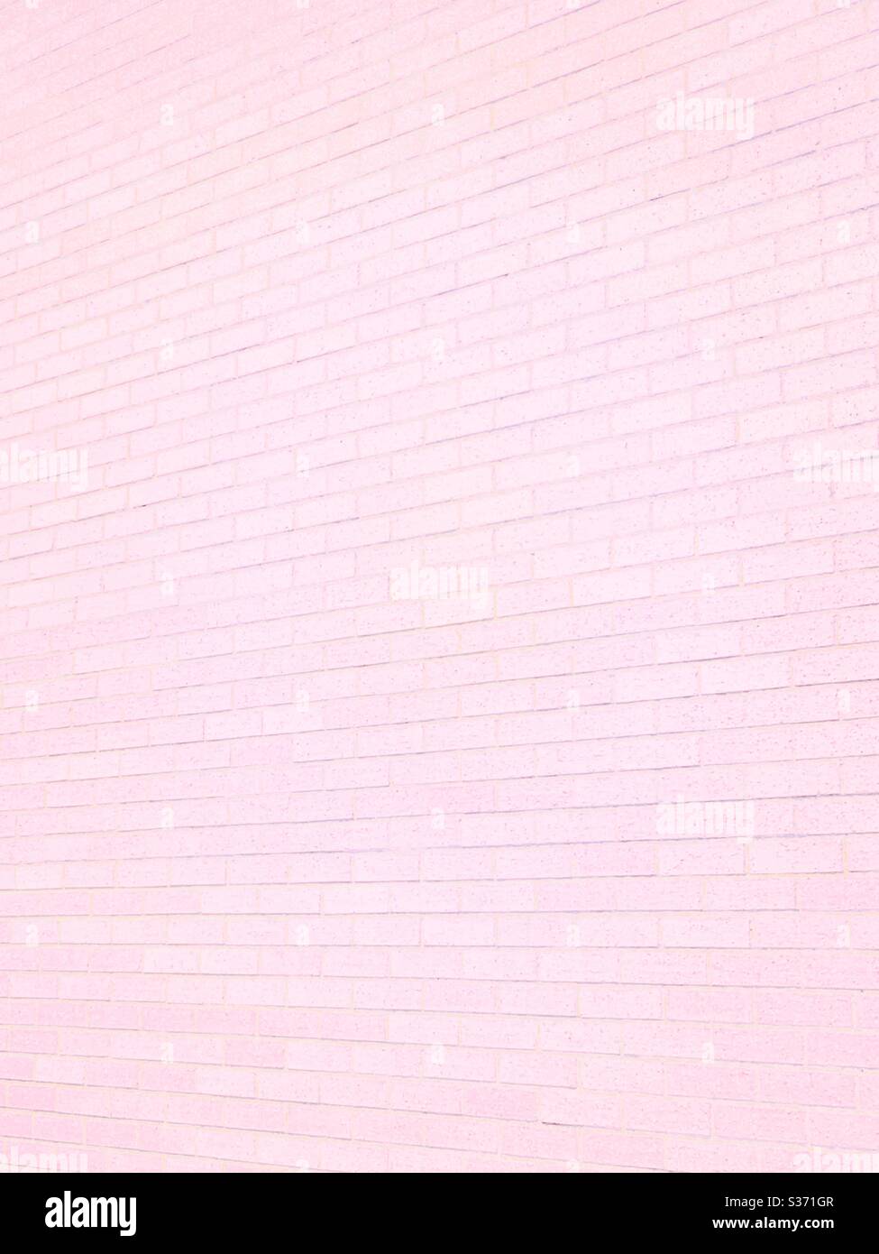 Pink brick wall background Banque de photographies et d’images à haute ...