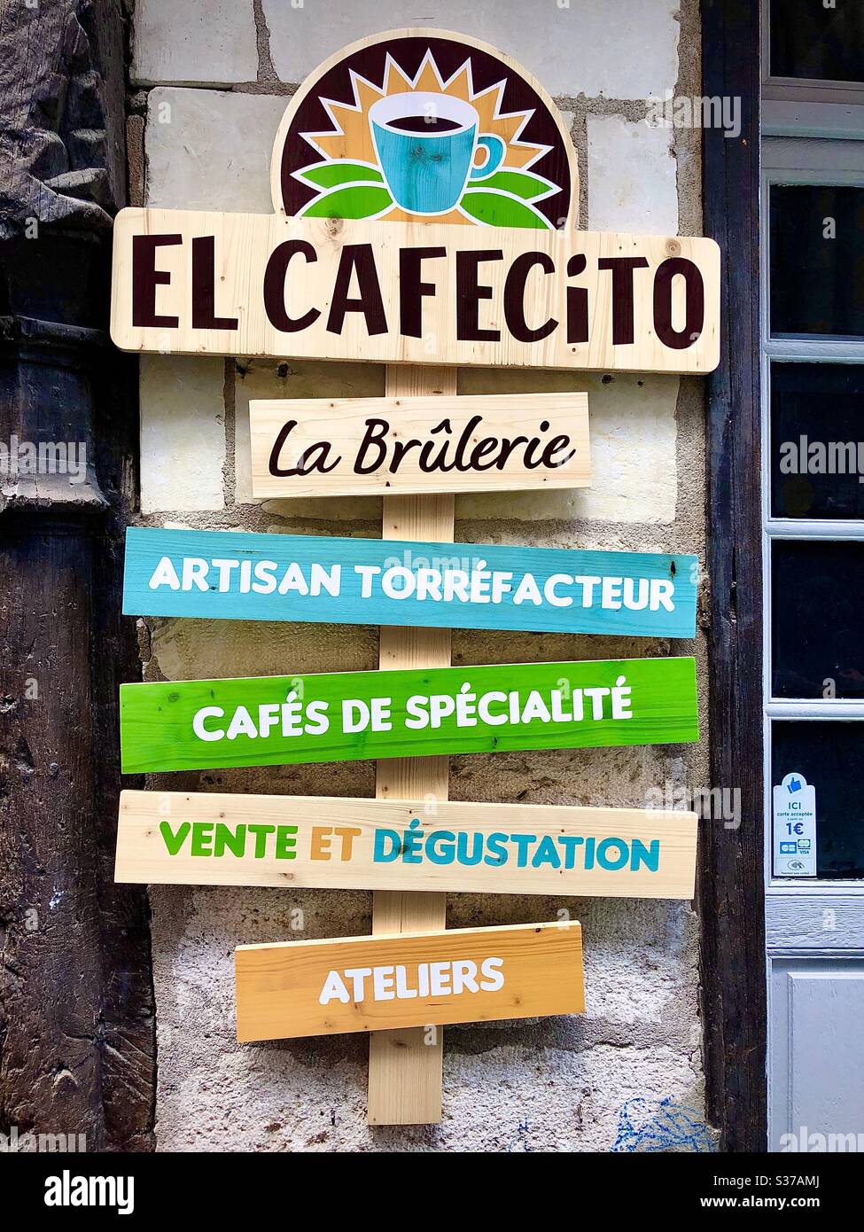 Cafe menu multilingnue france Banque de photographies et d’images à ...