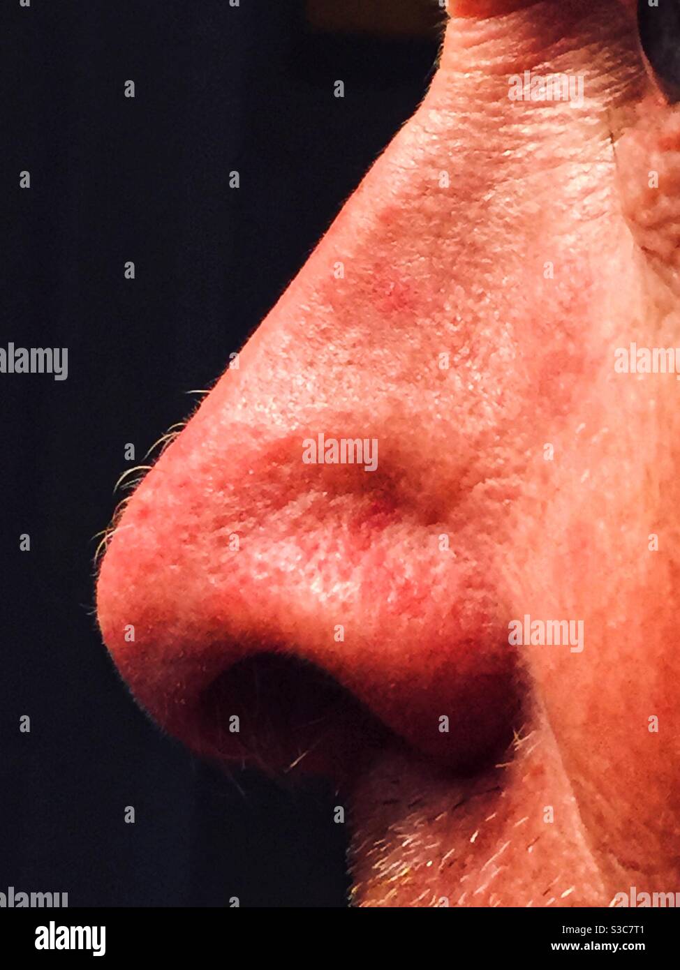 Nez humain Banque de photographies et d’images à haute résolution - Alamy