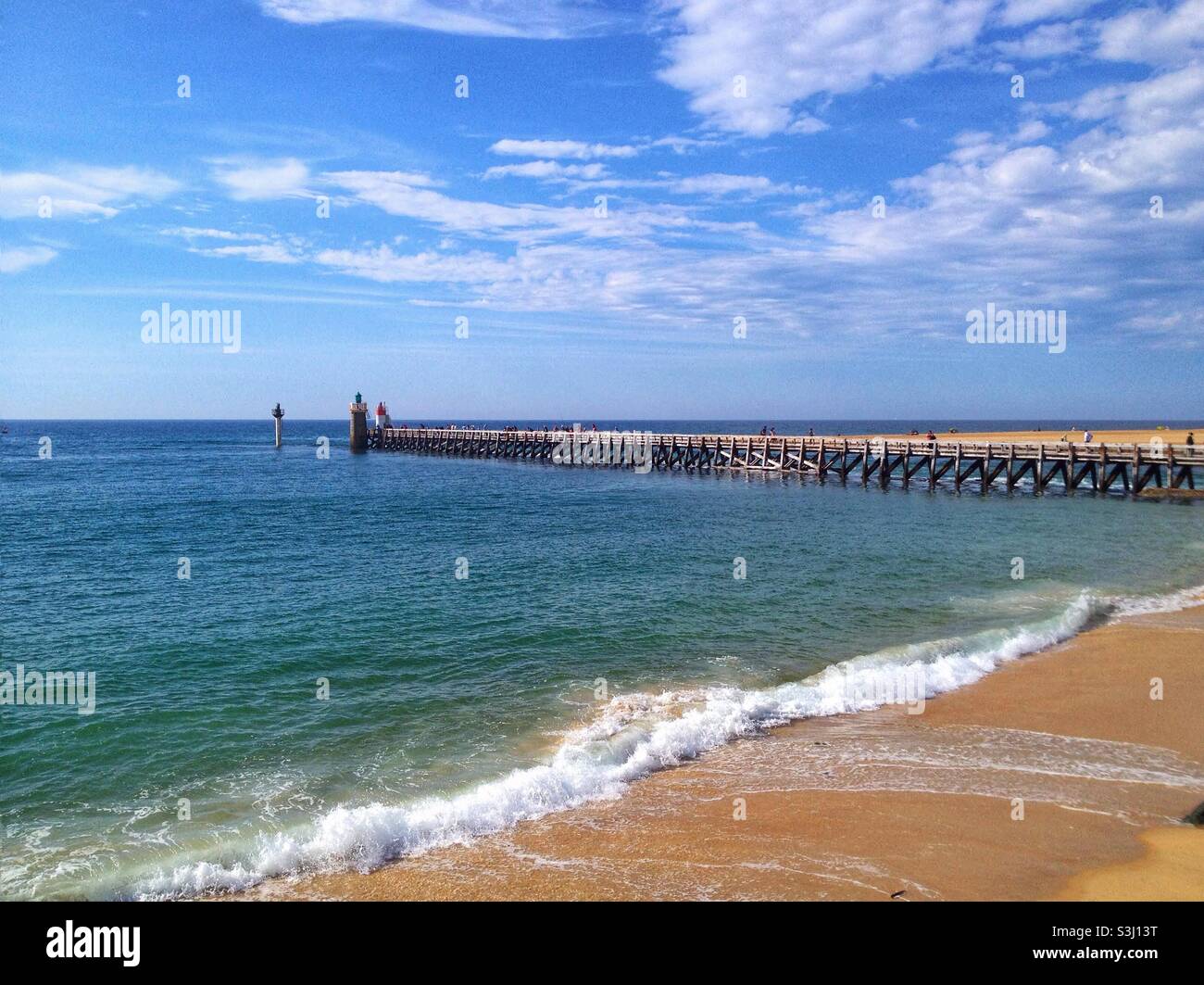Capbreton beach Banque de photographies et d’images à haute résolution ...