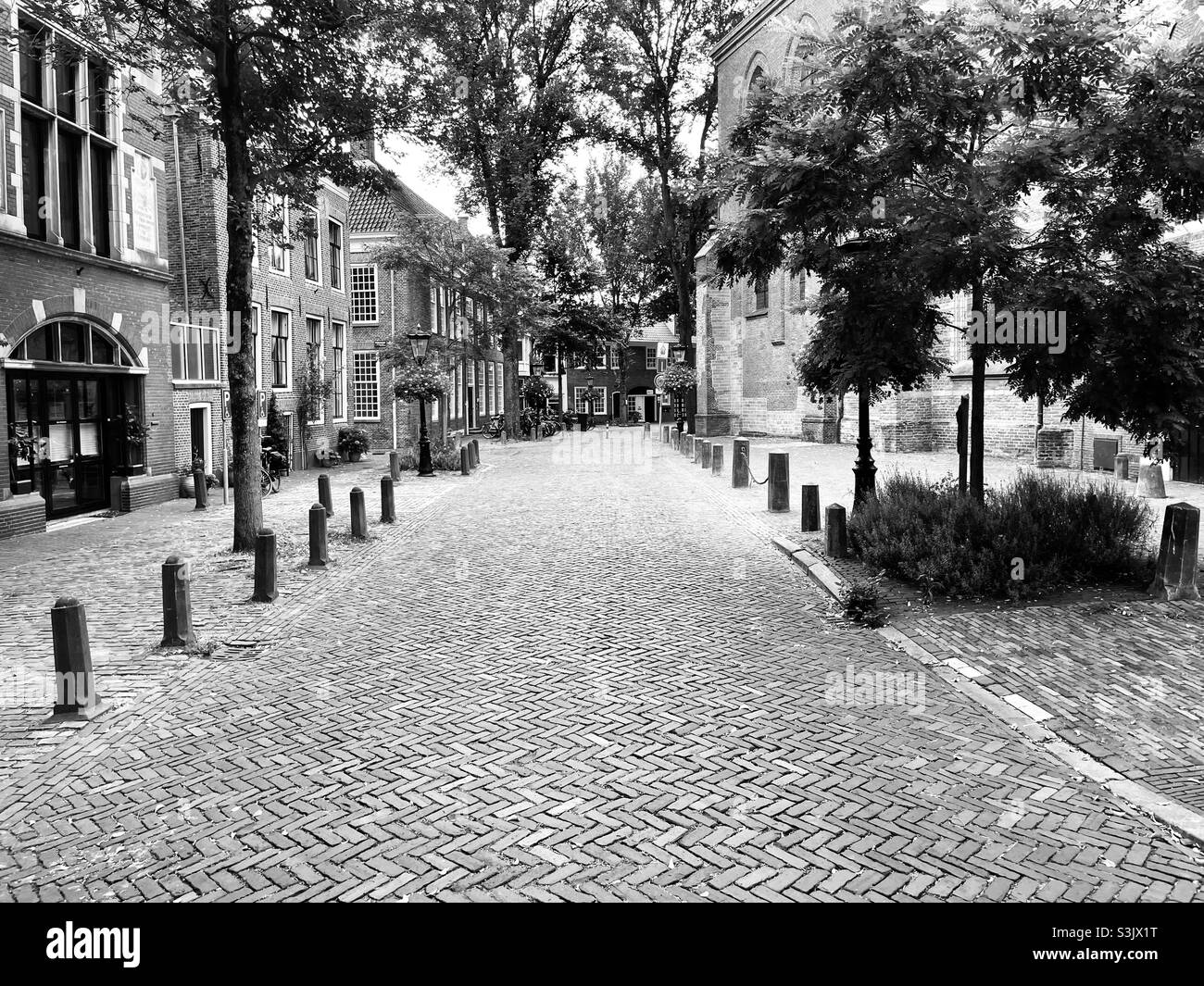 Route en briques Banque de photographies et d’images à haute résolution ...