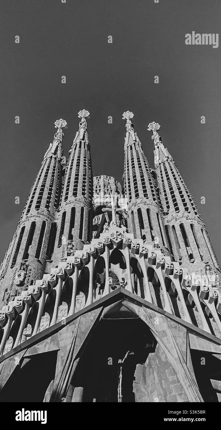 Sagrada Familia Banque D images Noir Et Blanc Alamy sagrada-familia-banque-d-images-noir-et-blanc-alamy