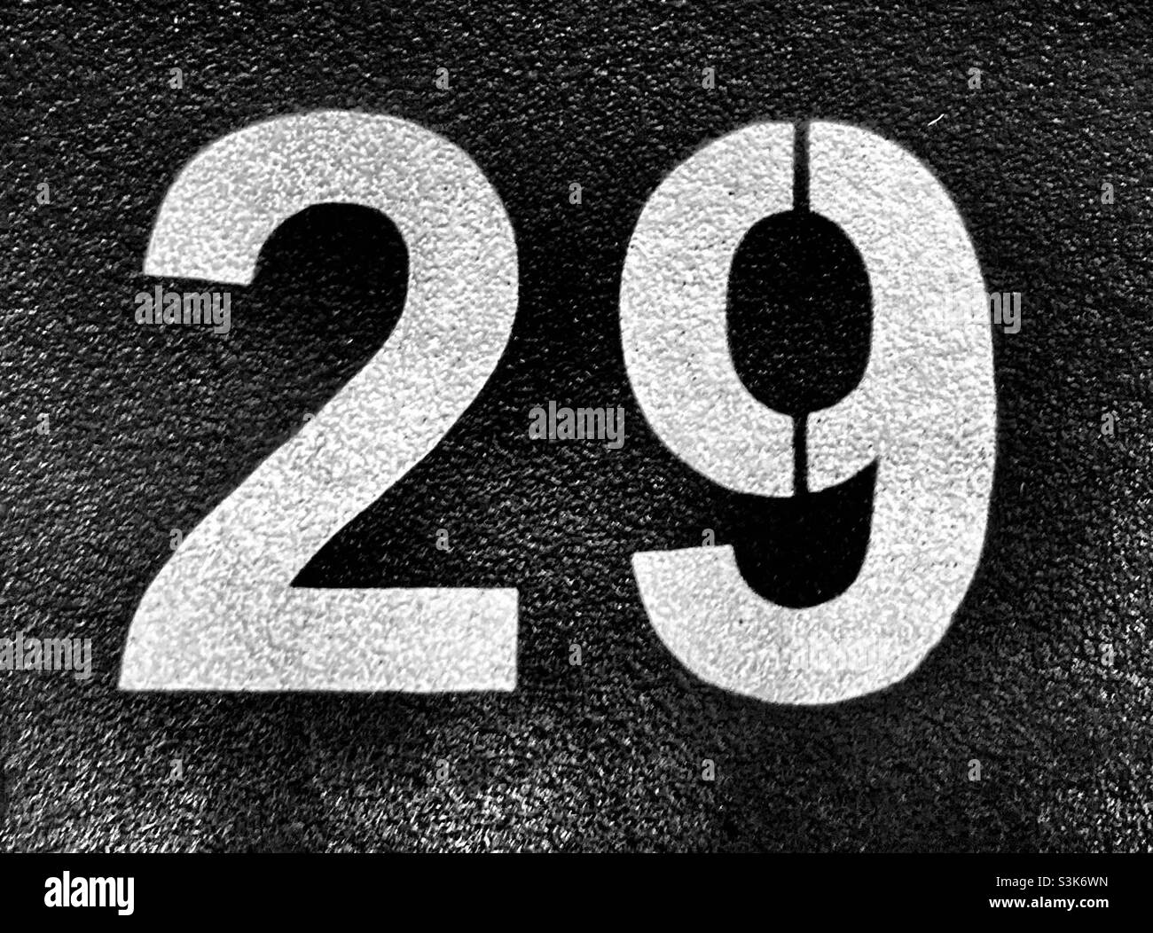 Chiffre arabe Banque d'images noir et blanc - Alamy