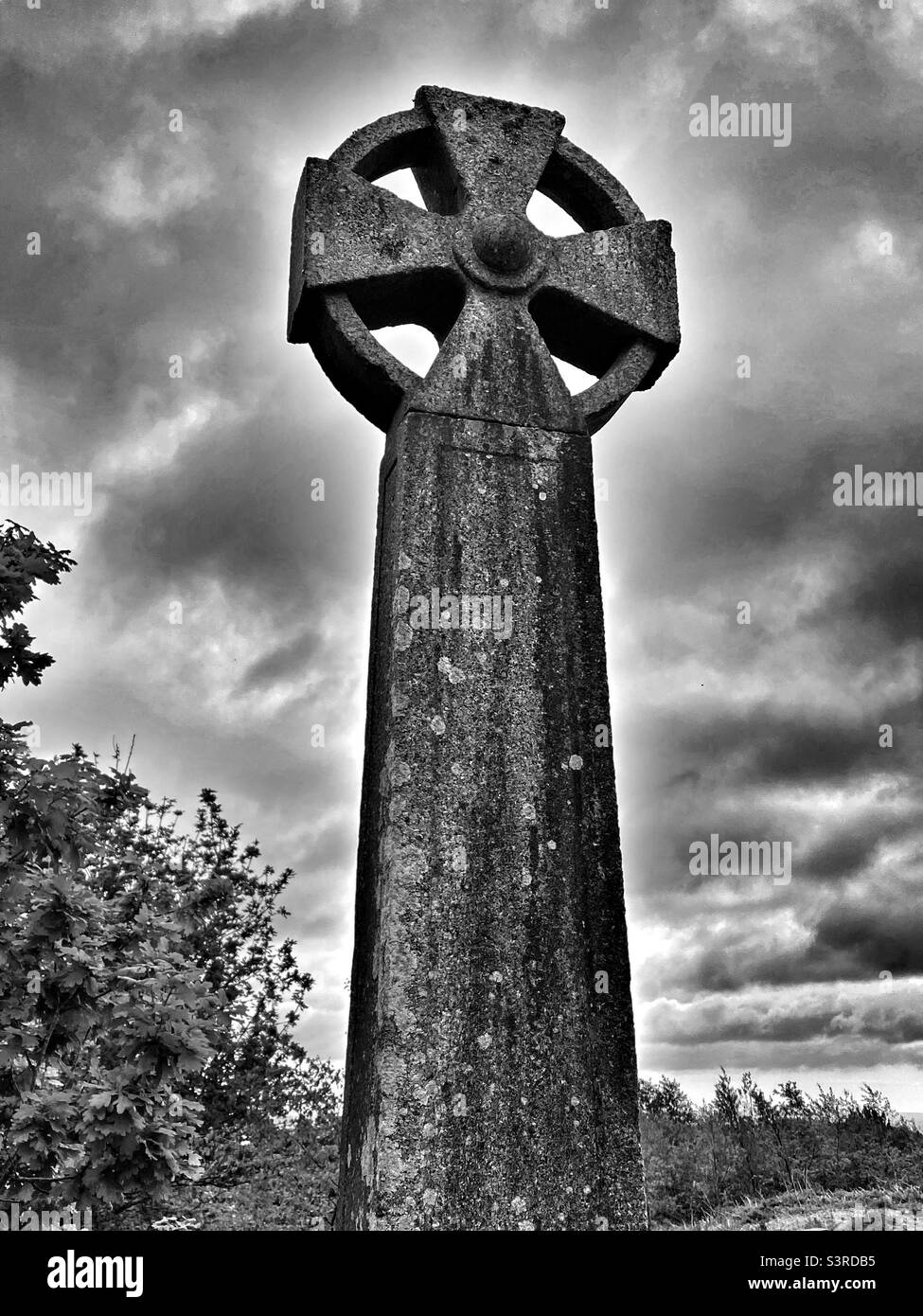 Croix celtique blanche Banque de photographies et d’images à haute ...
