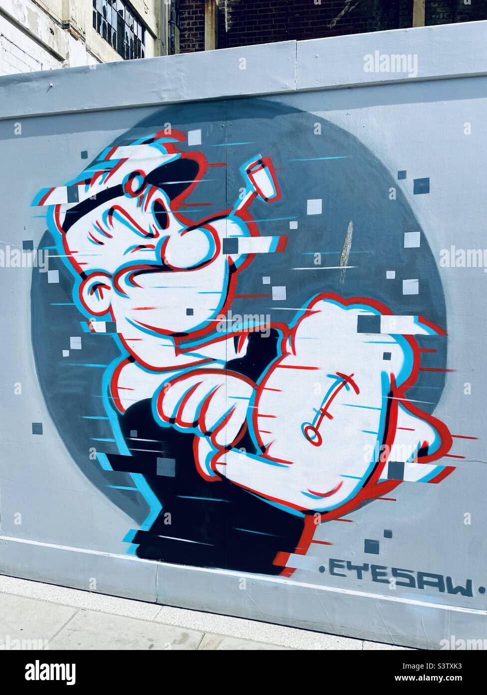 Popeye graffiti Banque de photographies et d’images à haute résolution ...