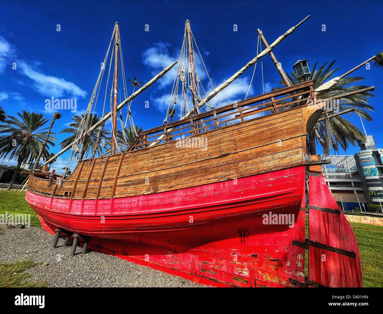 Niña III réplique fidèle du navire de Columbus pour 500th anniversaire ...