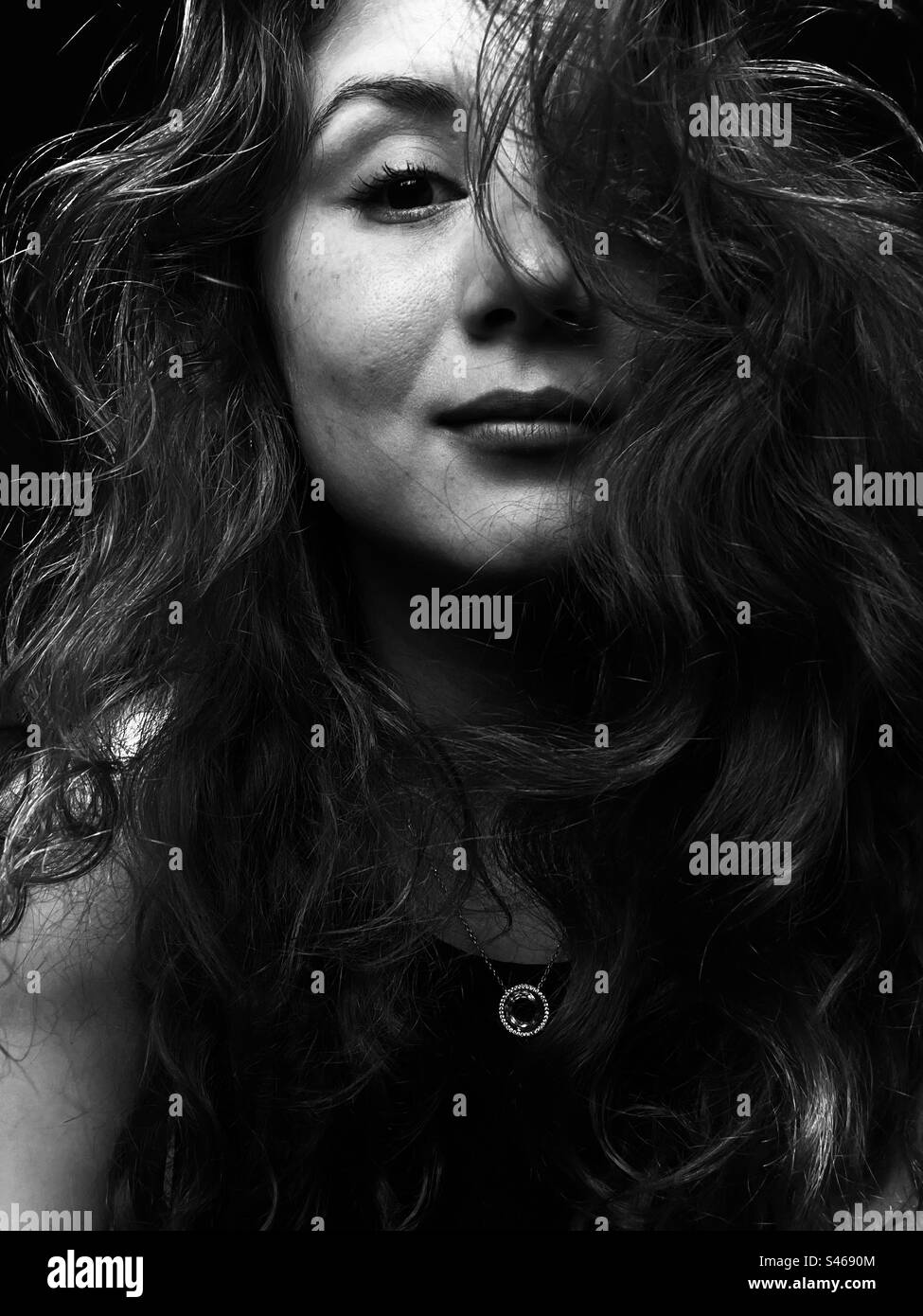 No model Banque d'images noir et blanc - Alamy