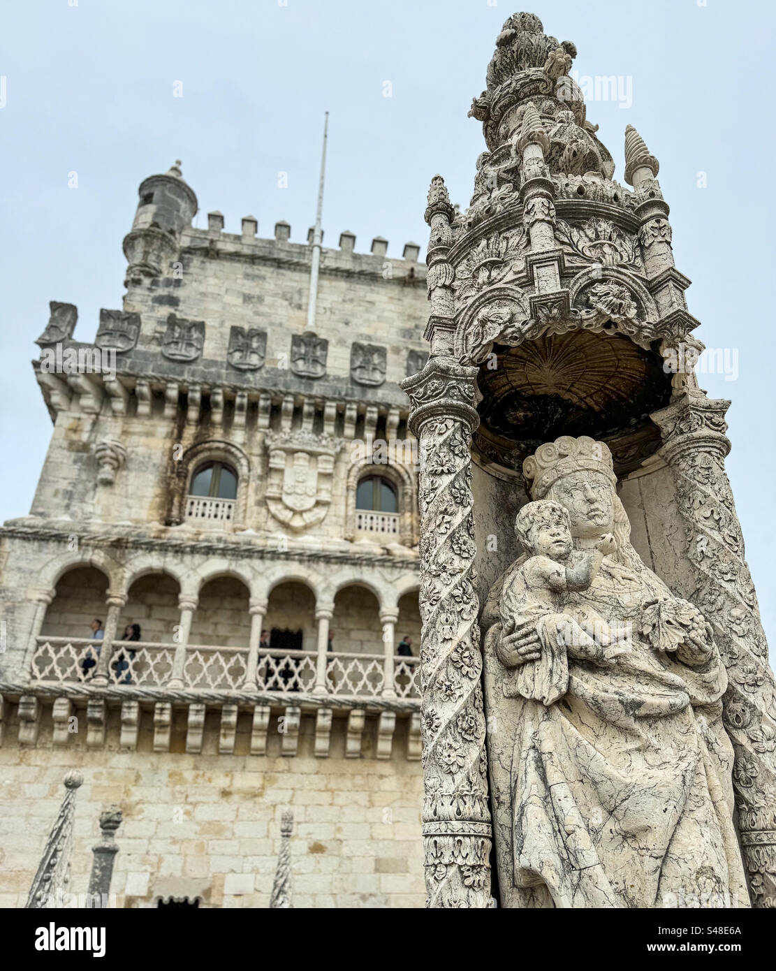 Détails à l'intérieur de Belem Tower Photo Stock - Alamy