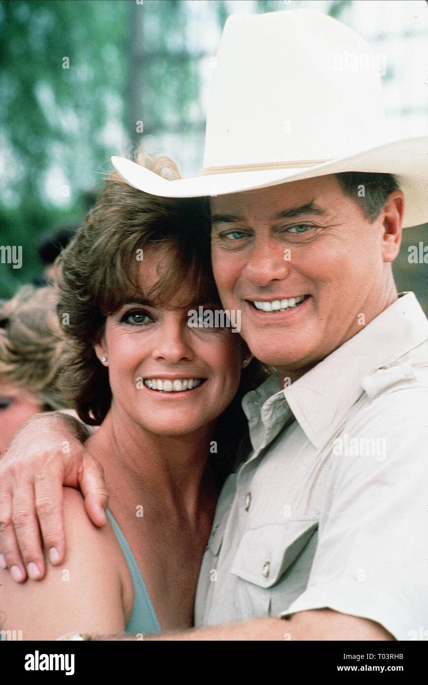 Linda Grey And Larry Hagman Banque d'image et photos - Alamy