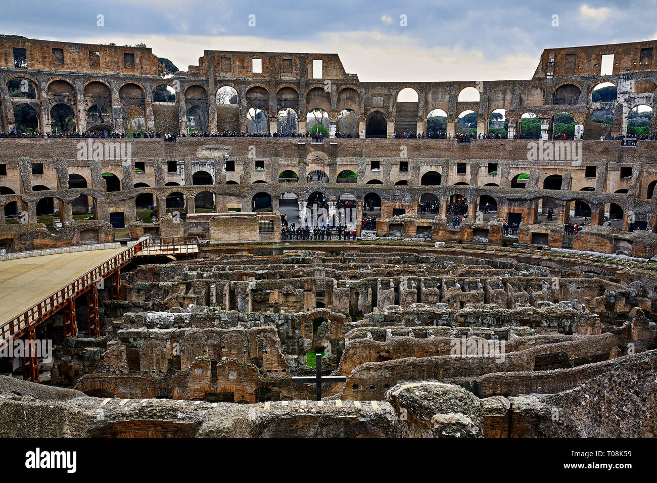 Amphithéâtre flavien ou colisée à rome Banque de photographies et d ...