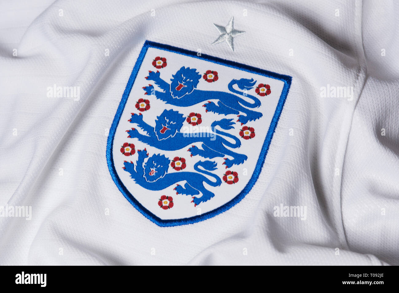 équipe nationale de football d'angleterre Banque de photographies et d ...