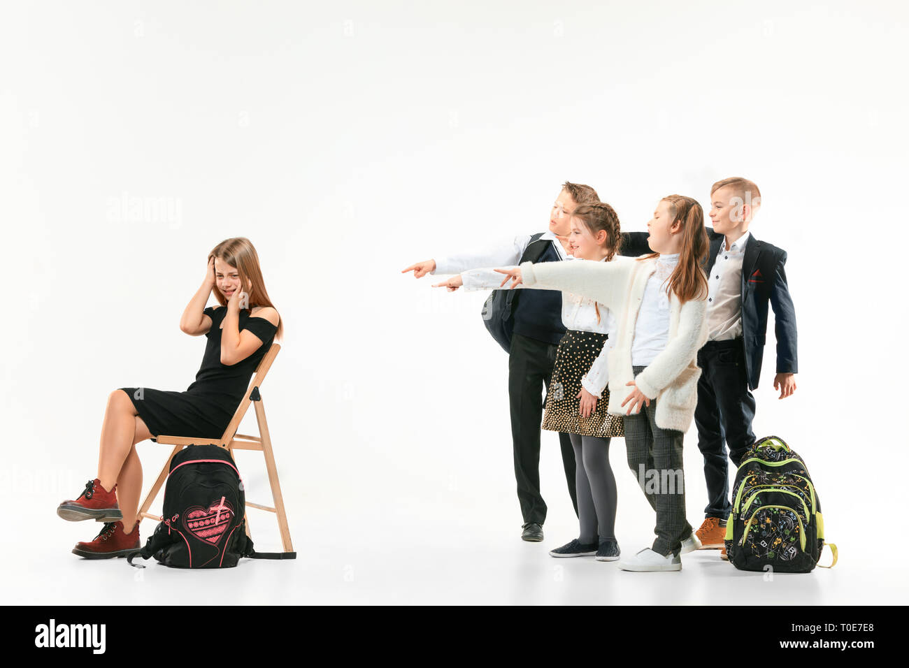 L'intimidation des enfants Banque de photographies et d’images à haute ...